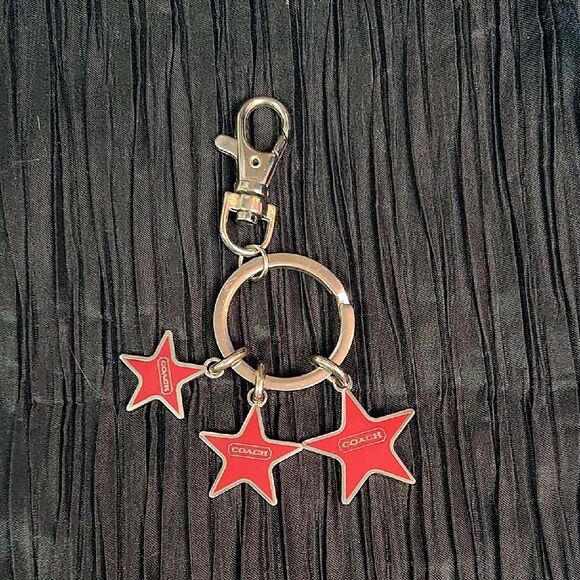 Coach | Accessories | Vintage Coach Red Star Charm Keychain | Poshmark